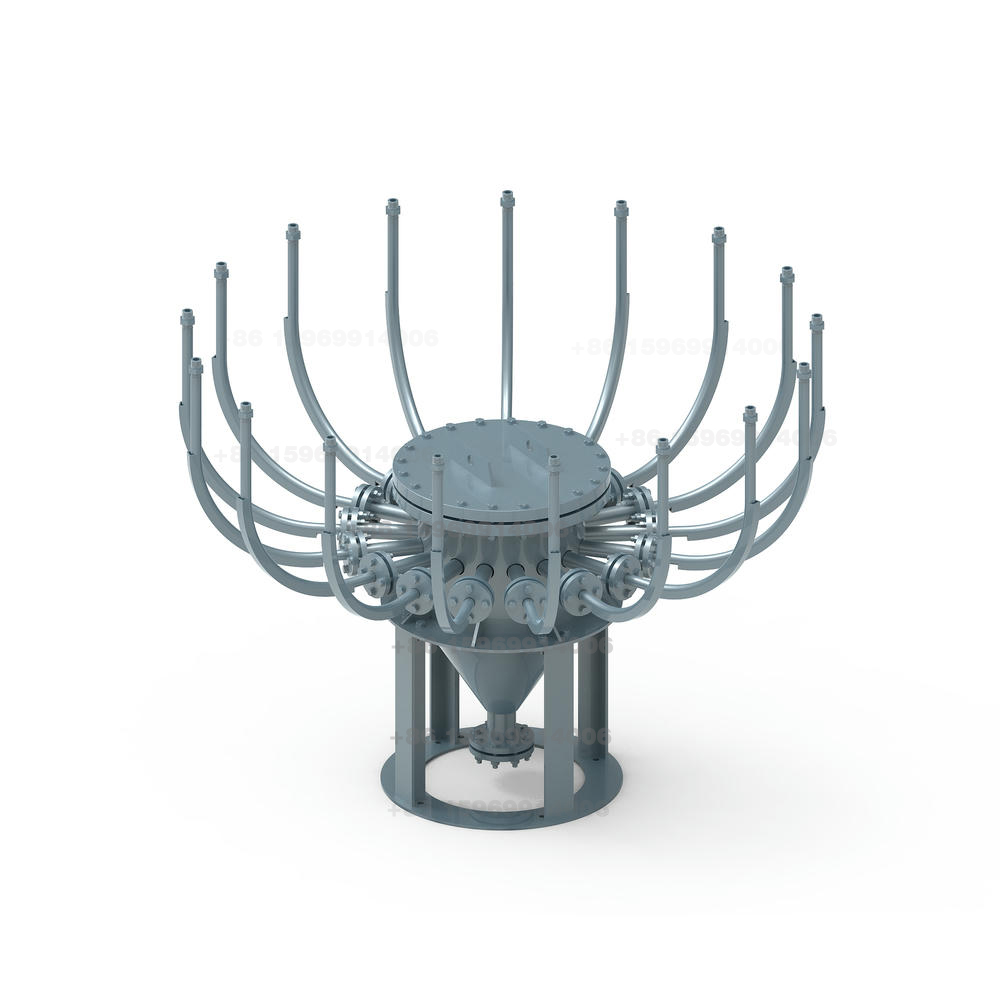 95% Uniform Coal Distributor for Lime Kilns | 16-Outlet Disc-Type Design